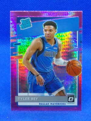 2020-21 Donruss Optic Tyler Bey Rated Rookie Card RC #186 (Hyper Pink ...