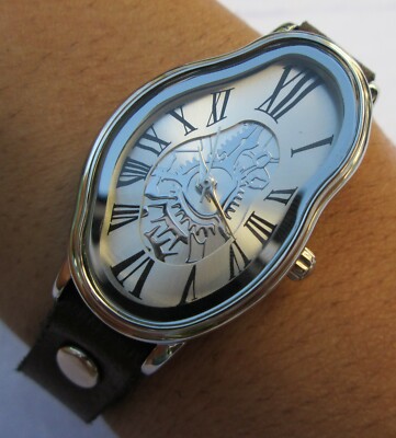 Salvador Dali Melting Watch Time Warp Fluid Wavy Watch Soft to Womens ...