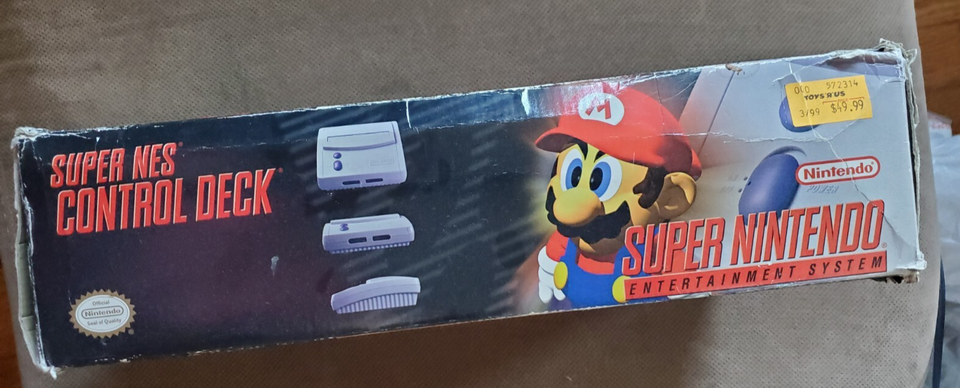SNES SUPER NINTENDO JR JR. JUNIOR MODEL 2 SYSTEM CONSOLE BOX ONLY | eBay