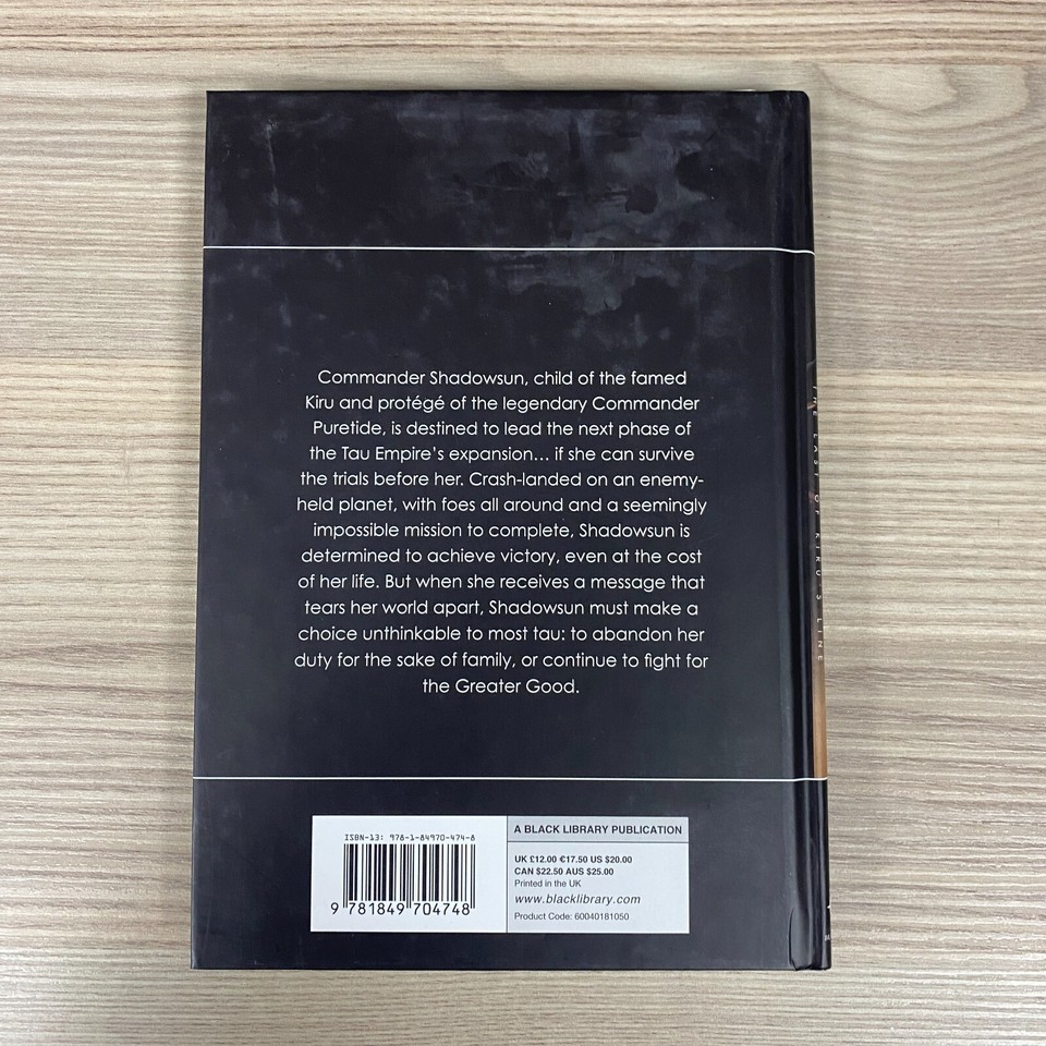 SHADOWSUN WARHAMMER 40,000 1ST EDITION HARDBACK BOOK NOVEL 2013 TAU ...