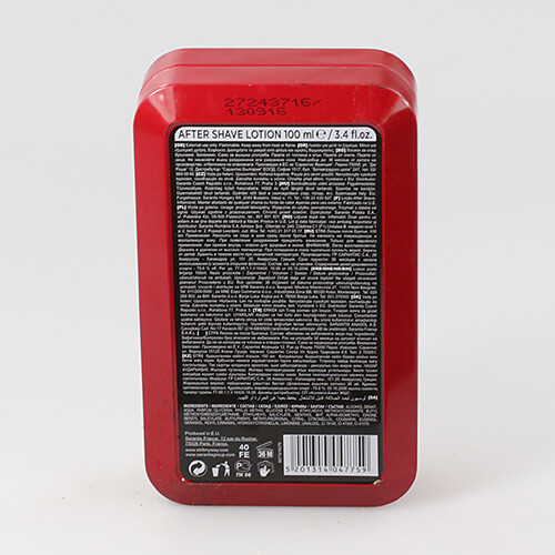 collectable retro France STR8 Red Code Tin Box Chest Case After Shave ...