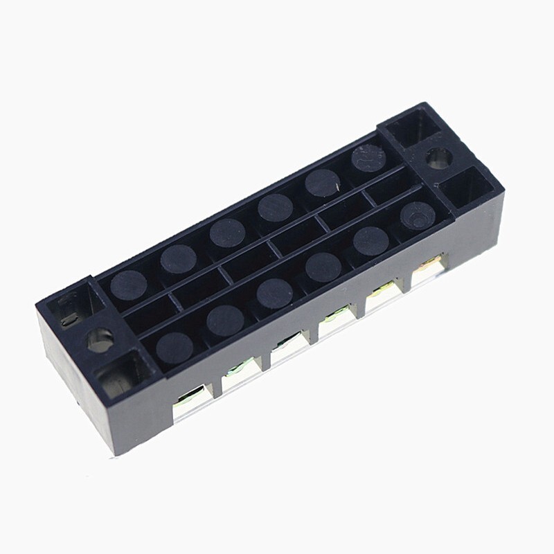 15A 600V Marine Power Distribution Bus Terminal Blocks Barrier Bar ...