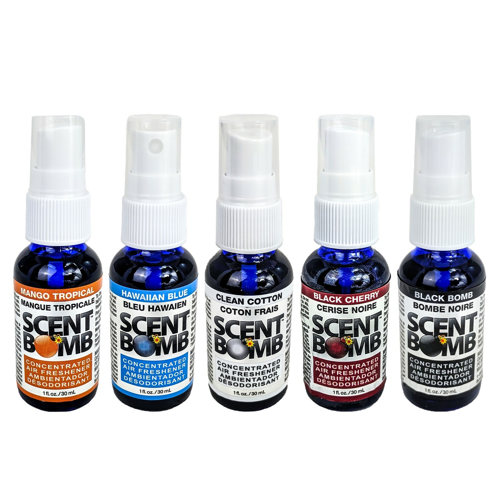 Scent Bomb 100% Concentrated Car Air Freshener Sprays, Choose Your ...