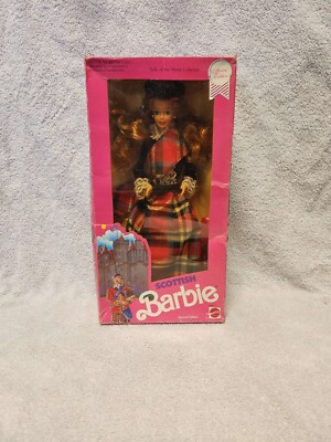 Scottish Barbie Dolls of the World Collection Special Edition 1990 ...