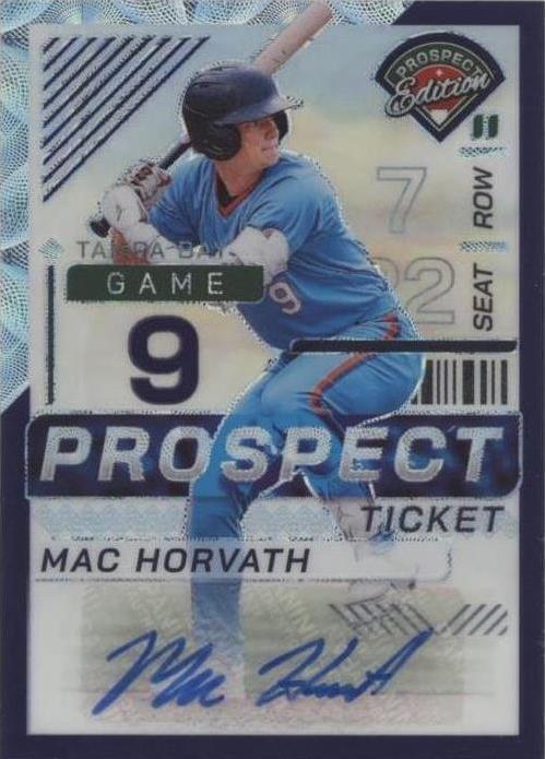 2024 Panini Prospect Edition - Mac Horvath #19 Purple Scope Prizm ...