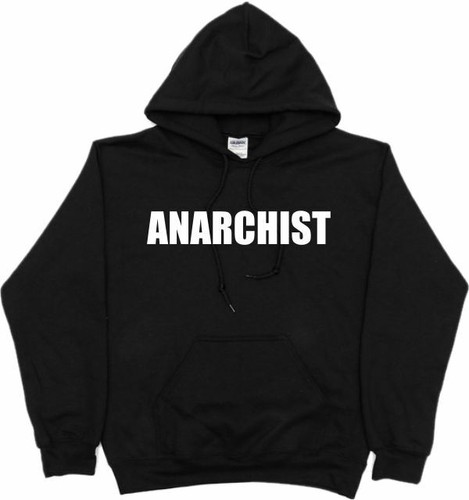 Anarchist Hoodie - Anarchy, Sweatshirt, Also In Grey, S-XXL | eBay