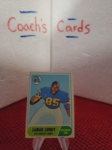 1968 Topps NFL Lamar Lundy #80 Los Angeles Rams | eBay