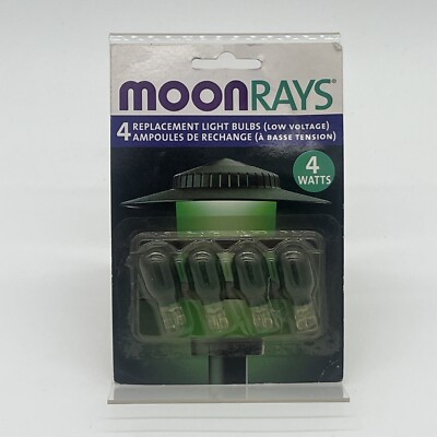 Moonrays Low Voltage Light Bulbs Green 4 Pack 12V 4W 52-4104-6 | eBay