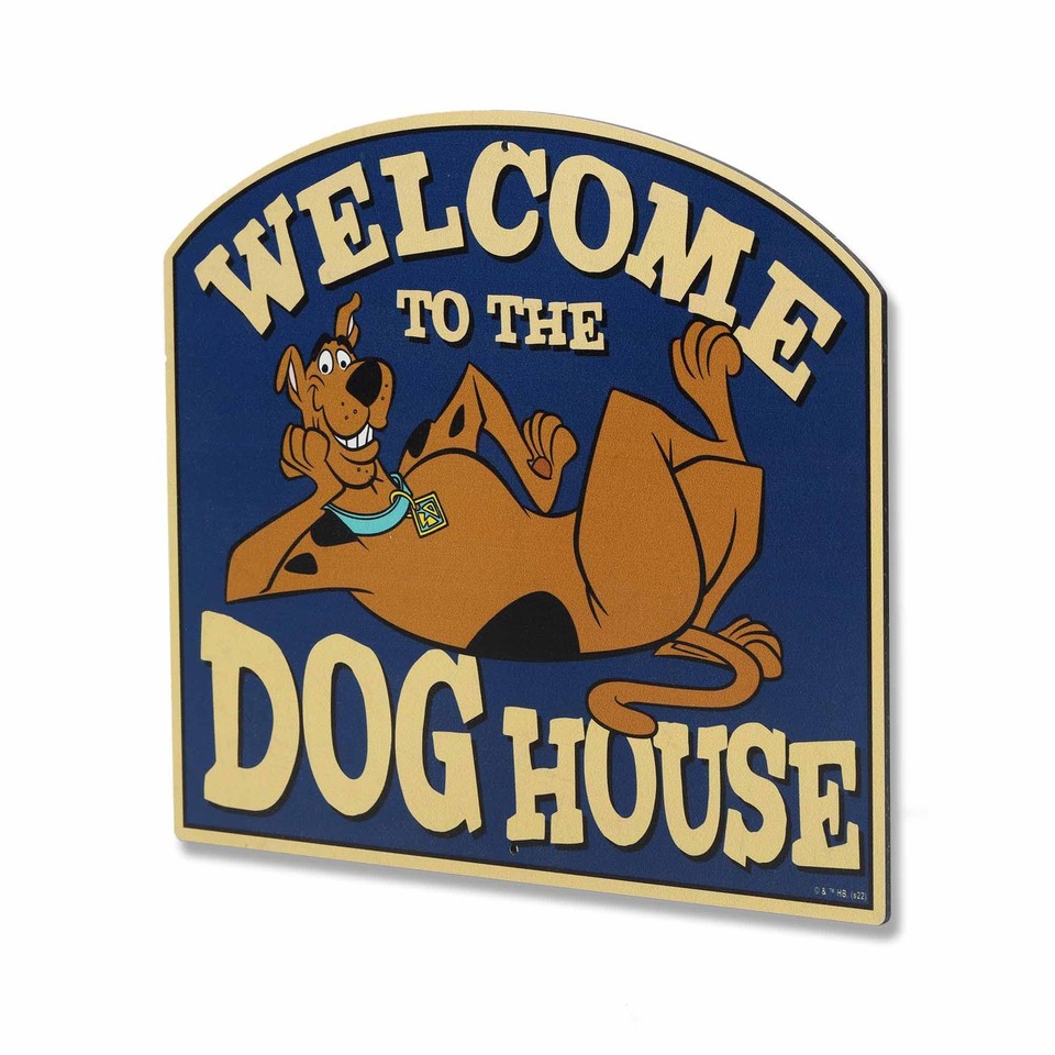 Scooby-Doo Welcome to the Dog House Metal Sign - Fun Scooby-Doo Sign ...