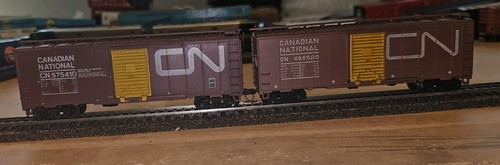 Lot of (2) Athearn HO-Scale 40' Box Cars Canadian National CN vintage ...