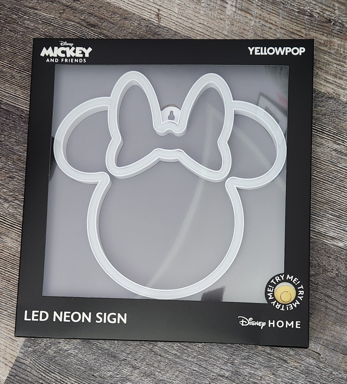 Disney Minnie Mouse YellowPop LED Neon Sign/Wall Light NEW | eBay