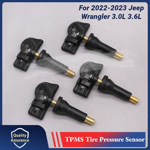 4Pcs TPMS For 2023-2022 Jeep Wrangler 3.0L 3.6L Tire Pressure Sensor ...