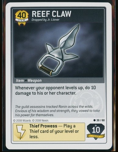 Maplestory iTCG Set 2 OMG BOSSES - REEF CLAW 39/60 WOTC 2008 | eBay