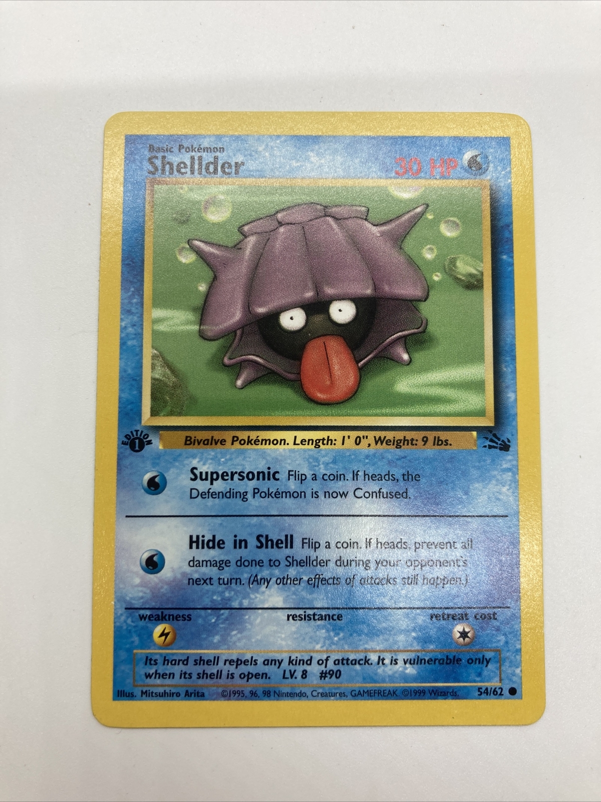 Pokémon TCG Shellder Fossil 54 Regular 1st Edition Common NM | eBay