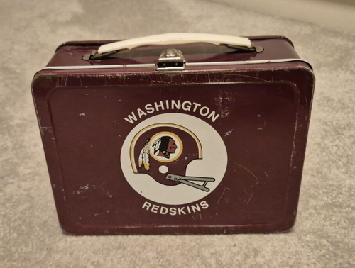 Vintage 1973 Washington Redskins NFL Metal Lunch Box | eBay