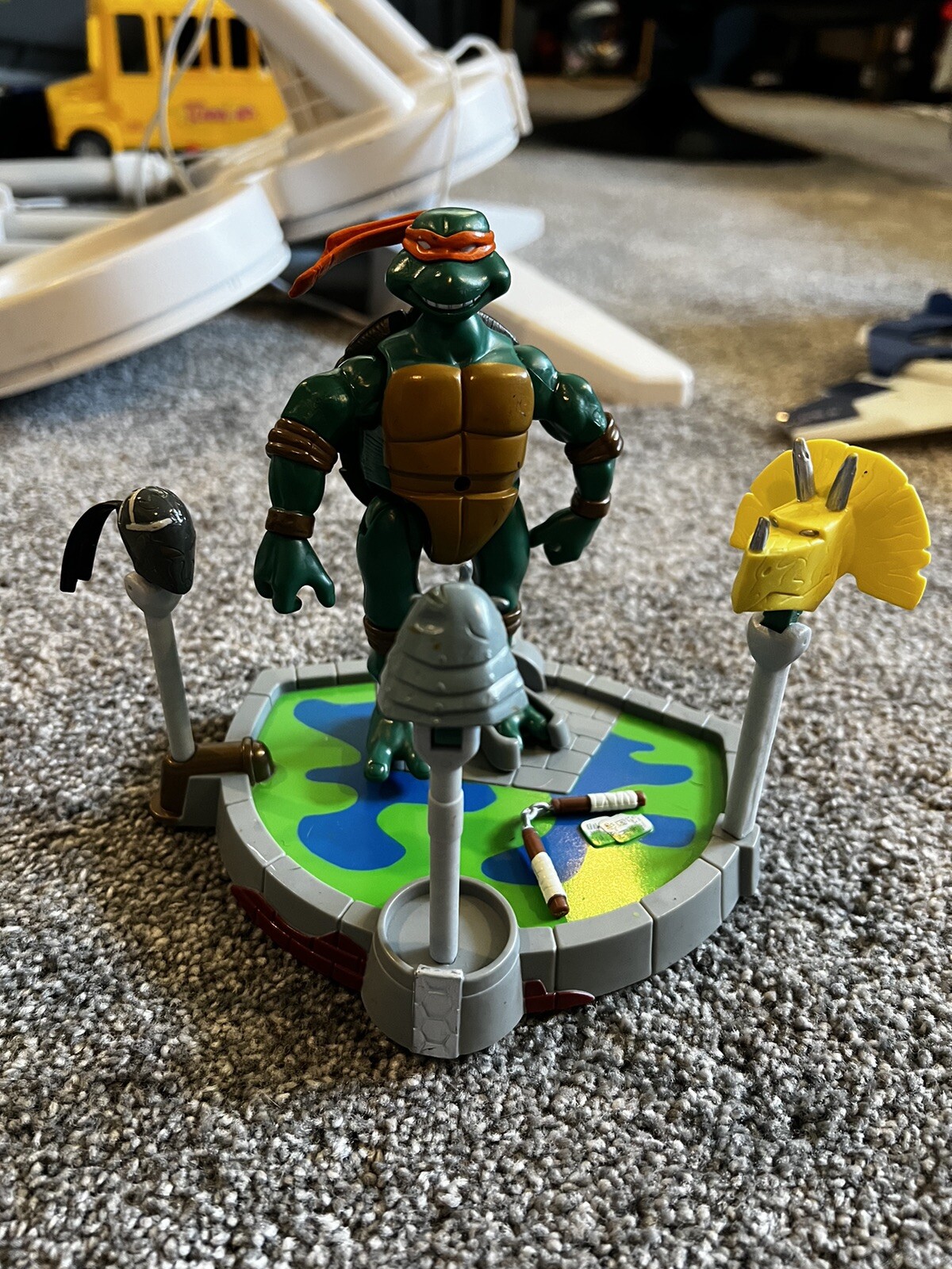 2005 TMNT KICKER MiKE *~* TMNT Kicking Figure -incomplete | eBay