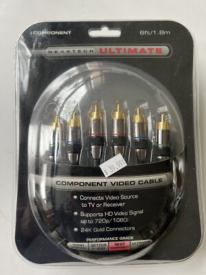 NEXXTECH ULTIMATE COMPOSITE VIDEO AND 2 CHANNEL AUDIO KIT 24K ...