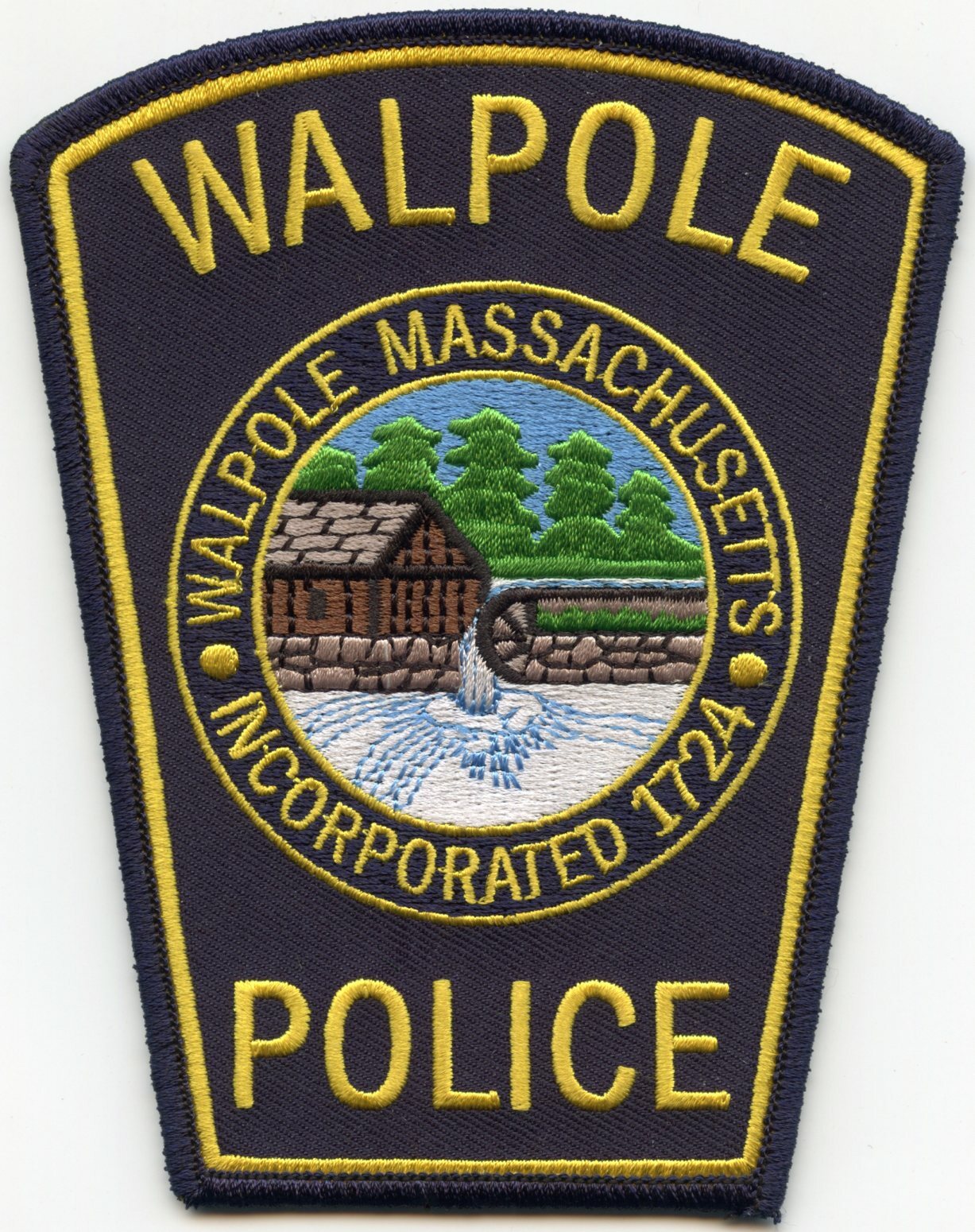WALPOLE MASSACHUSETTS MA POLICE PATCH | eBay