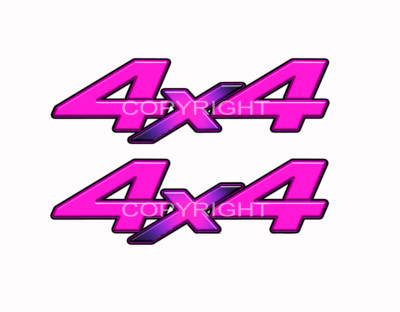 4X4 Pink Decals Truck Pink Purple Truck Graphics See Store for More ...