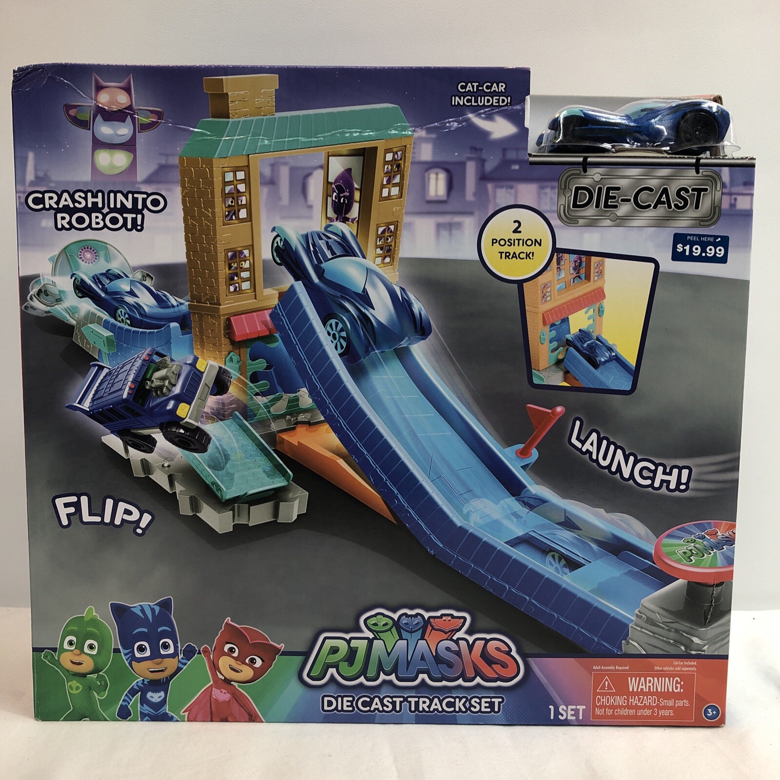 PJ Masks 24961 Die Cast Car Track Playset for sale online | eBay