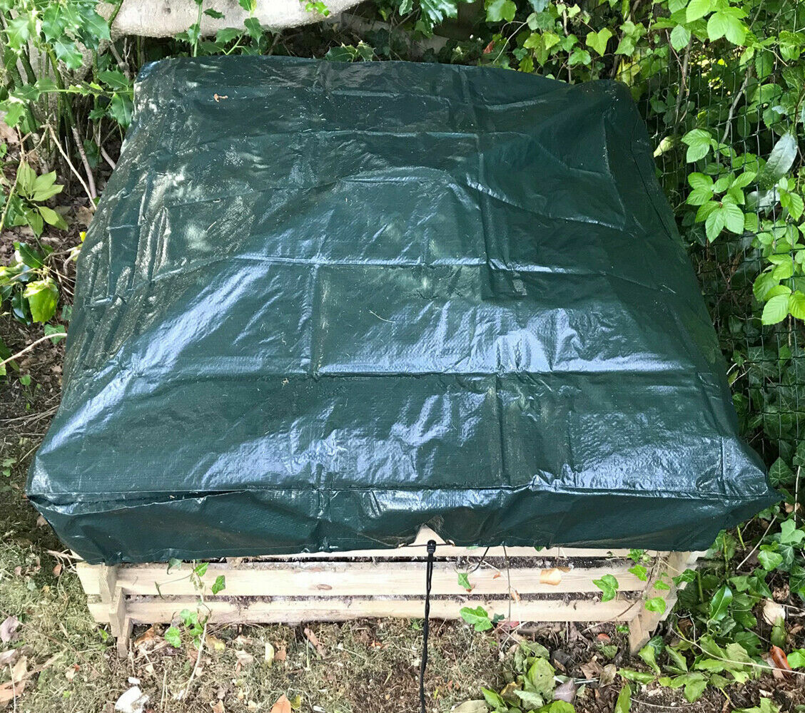 Wooden Slatted Composter Covers Garden Compost Cover 2 Sizes | eBay UK