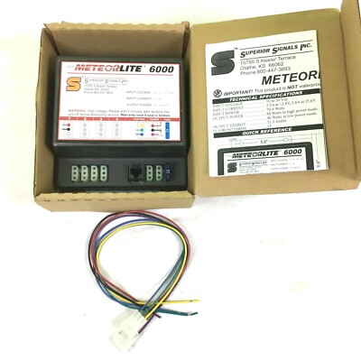 Superior Signals Inc - Meteor Lite 6000 Power Source Brand New in Box ...