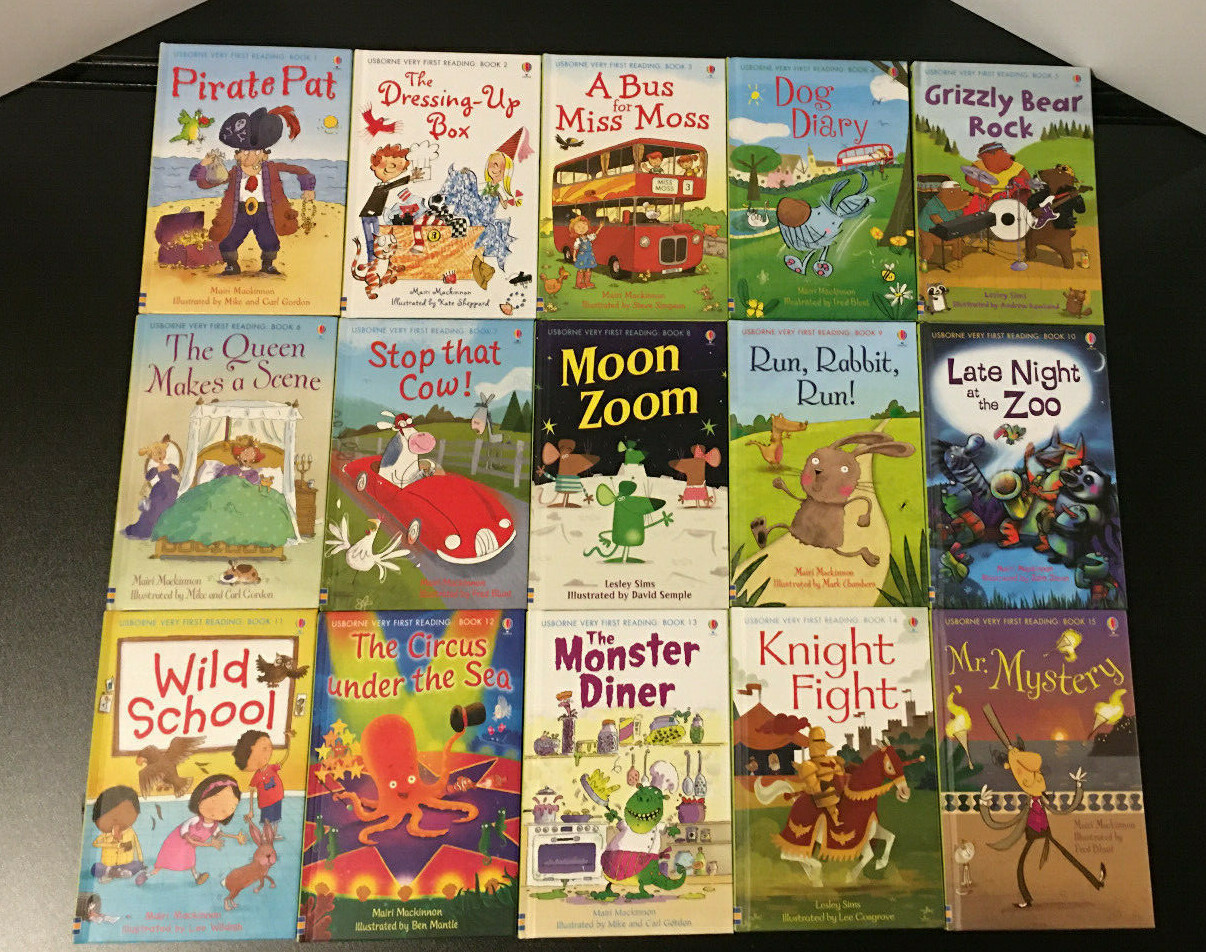 Usborne Very First Reading Boxed Set Lot of 15 Learn To Read Books | eBay