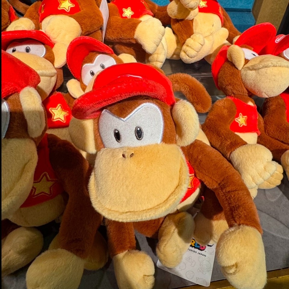 SUPER NINTENDO WORLD Donkey Kong Diddy Kong 2-piece set Plush Toy ...