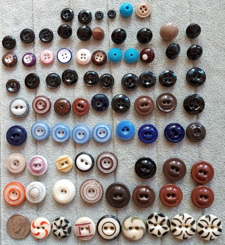 378 Antique China Buttons: Stencil, Ringer, Whistle, Shoe/Boot, Pie ...