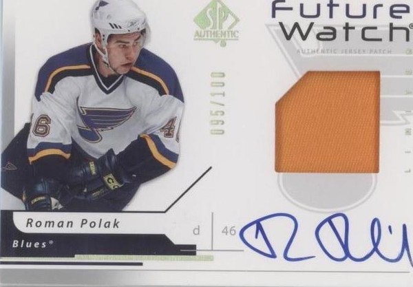 2006-07 SP Authentic - Future Watch Autographs Limited #203 Roman Polak ...