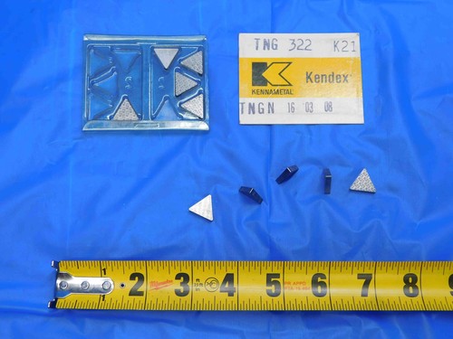 10pcs NEW KENNAMETAL KENDEX TNG322 TNGN 16 03 08 K21 CARBIDE TURNING ...