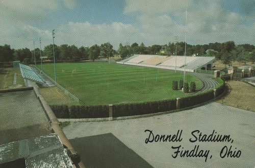 Findlay High School Trojans Donnell Stadium Postcard - Ben ...