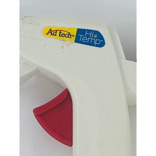 Ad Tech Glue Gun Hi Temp Electric White Small Hot Melt Corded With 9 ...