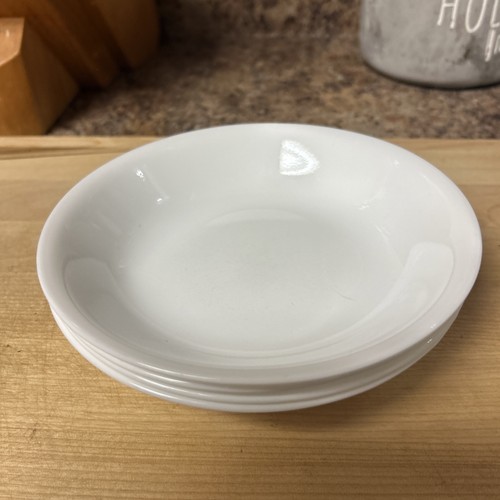 Corelle Corning Set of 4 Winter Frost White Fruit Berry Sauce Bowls 5⅜ ...