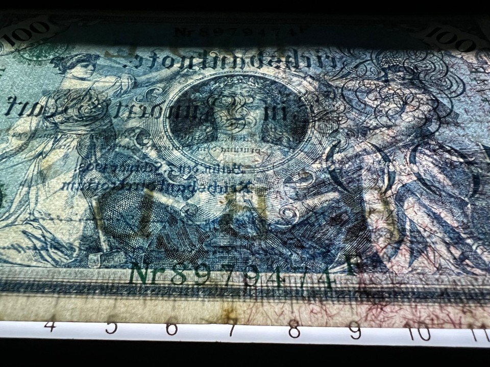 1908 Germany 100 Mark WWI Era Pre WWII Banknote World Paper Money ...