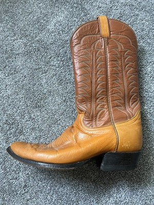 Tony Llama Men’s Cowboy Boots Size 11 D Style 8332 Tan Leather Made In ...