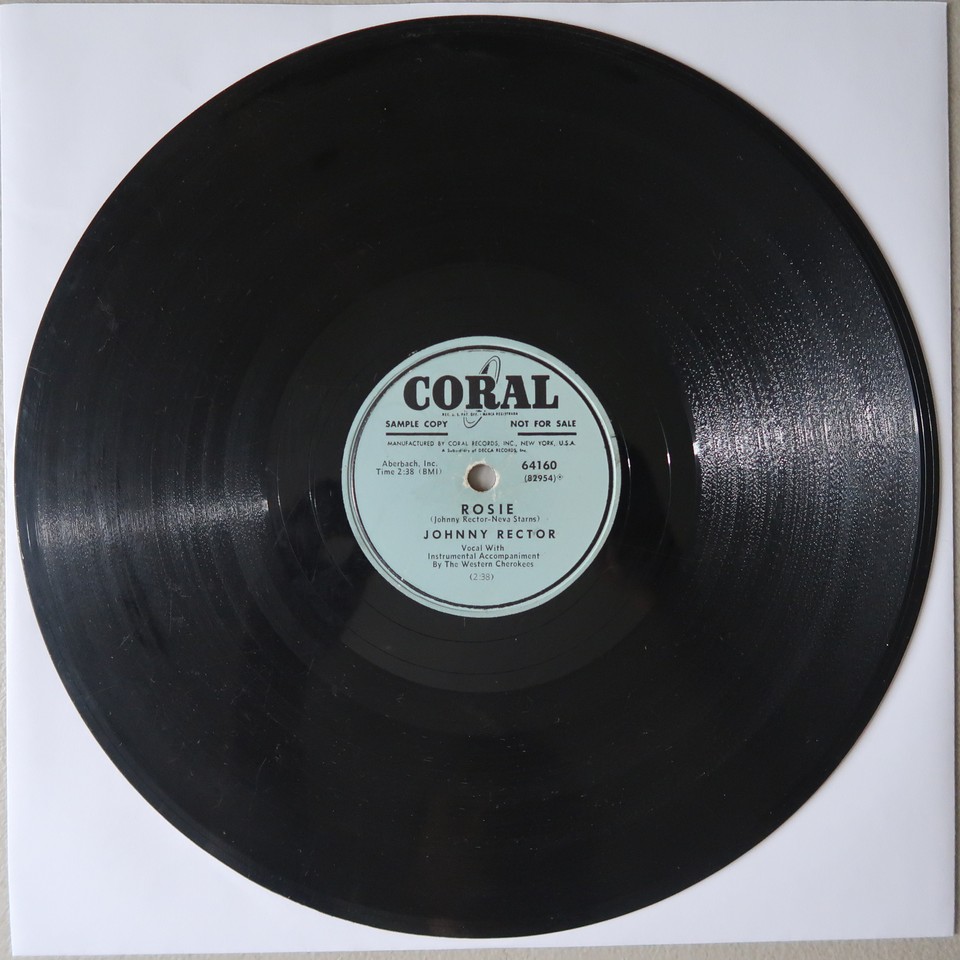 JOHNNY RECTOR TILL THE COWS COME HOME/ROSIE 78 CORAL B-41 | eBay