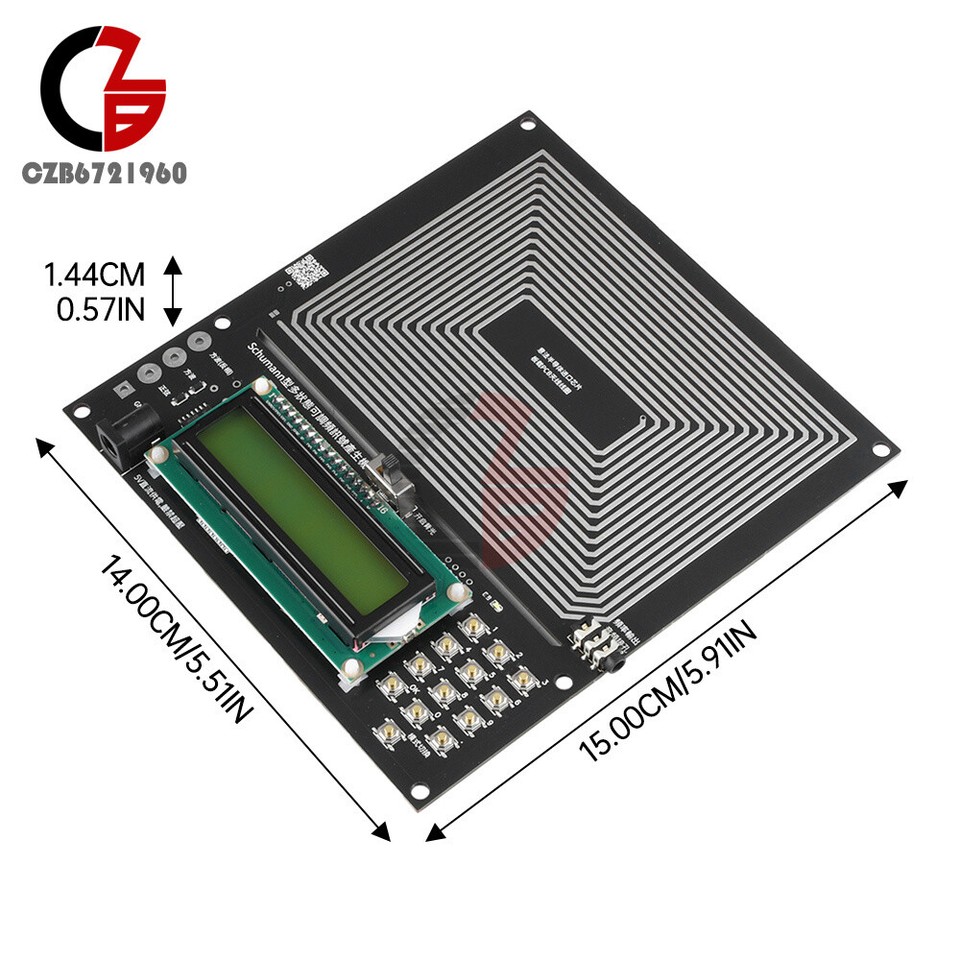 Schumann Wave Generator Adjustable 0.1HZ~30KHZ Sine+Square+Inverted ...