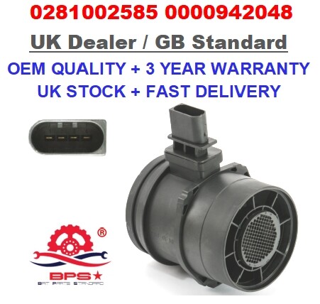 Mass Air Flow Meter Sensor 0281002585 A0000942048 for MERCEDES-BENZ ...