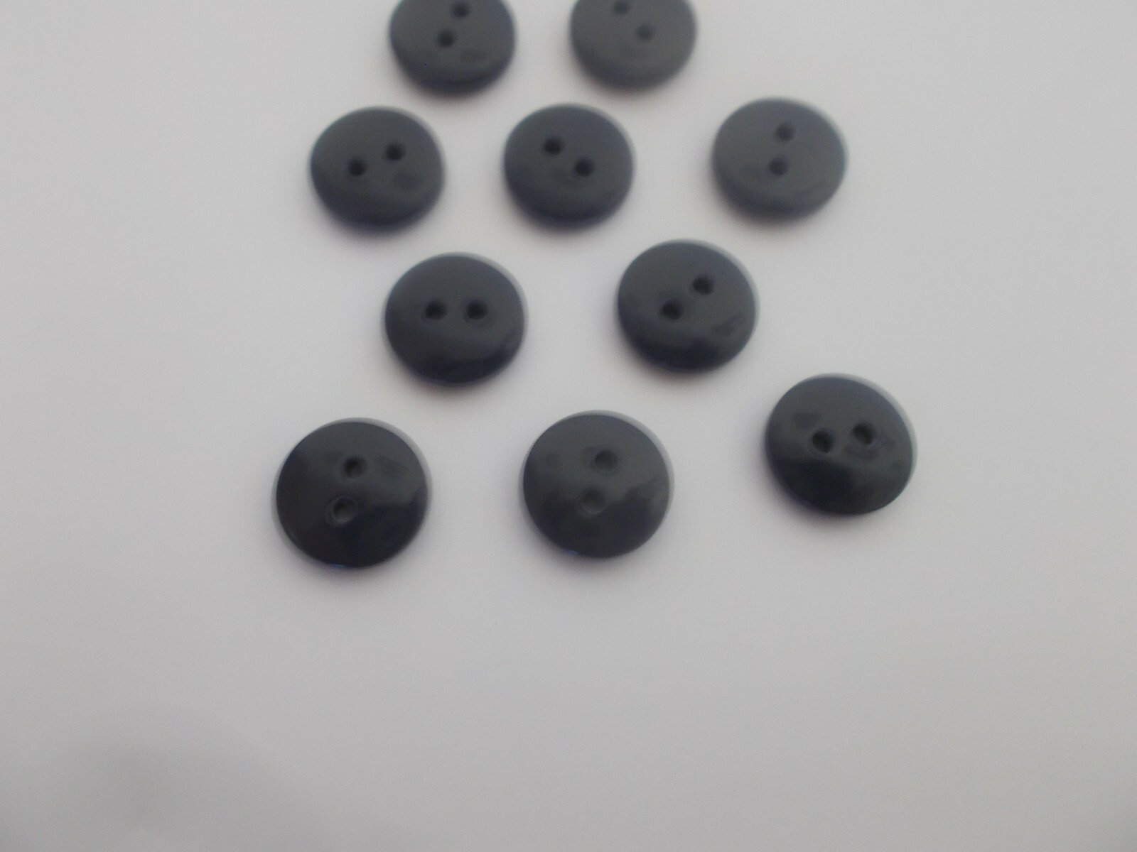 10 x Polyester Buttons - Small 11.5mm - 15mm and 18mm - 2 Hole ...