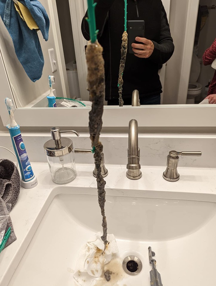 BARBED PLASTIC DRAIN STICK HAIR CLOG REMOVER, ZIP IT DRAIN CLEANER 5 PK ...