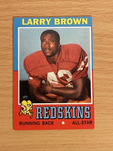 1971 Topps Football Card #115 Larry Brown Redskins | eBay