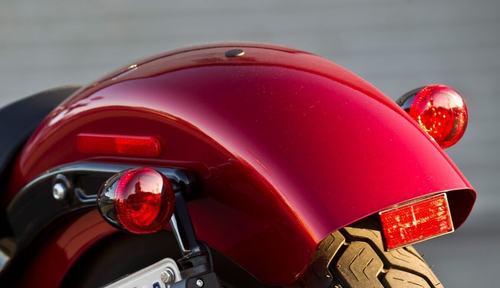 HARLEY SOFTAIL FLS SLIM EMBER RED REAR FENDER NEW TAKE OFF 2010-2017 ...
