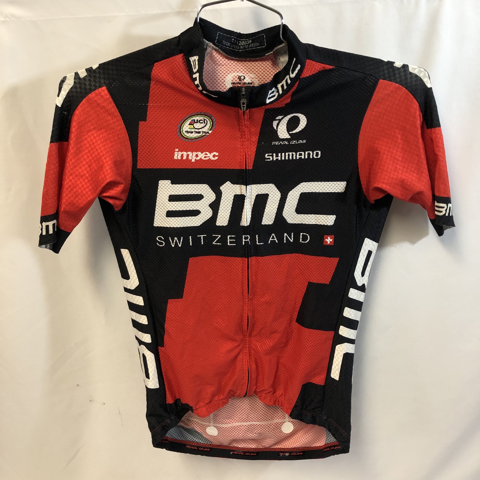 BMC Pro Cycling Pearl Izumi Mens Racing Jersey Team Speed Mesh Apparel ...