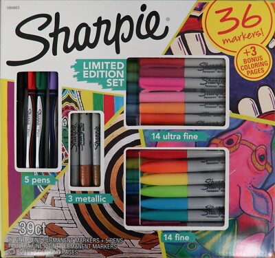 Sharpie 36 Count Limited Edition Set 1984663 Pens Markers Metallic ...