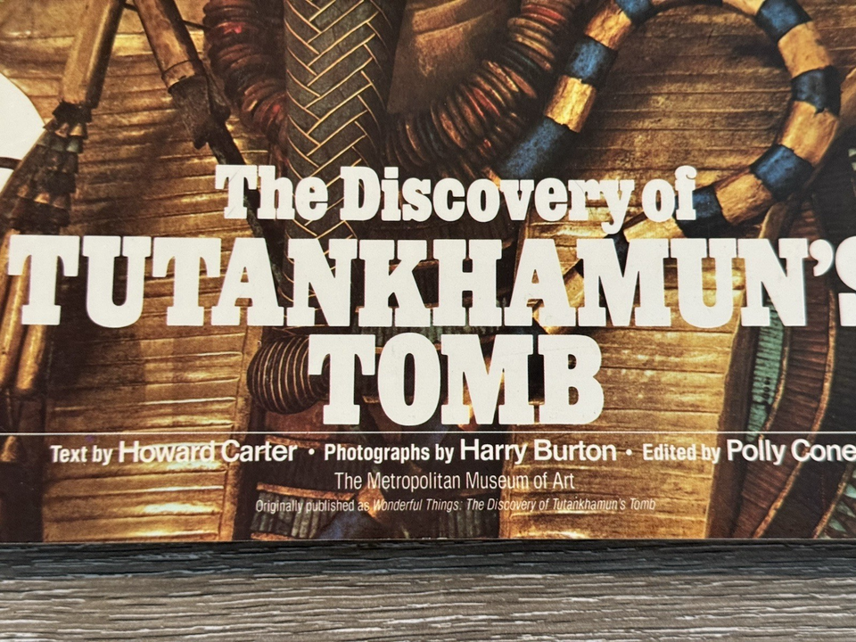 3 King Tut Tutankhamun Tomb Treasures Books Metropolitan Museum of Art ...