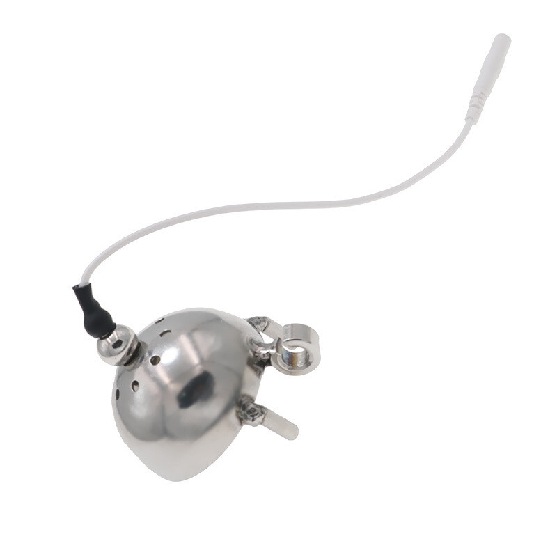 Metal Male E-stim Shock Chastity Cage accessory Ball Rings Binding For Men USA | eBay