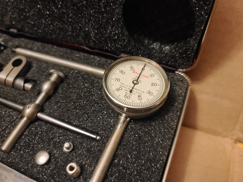 VINTAGE Starrett Universal Dial Indicator 196 ~ Tested And Complete ...