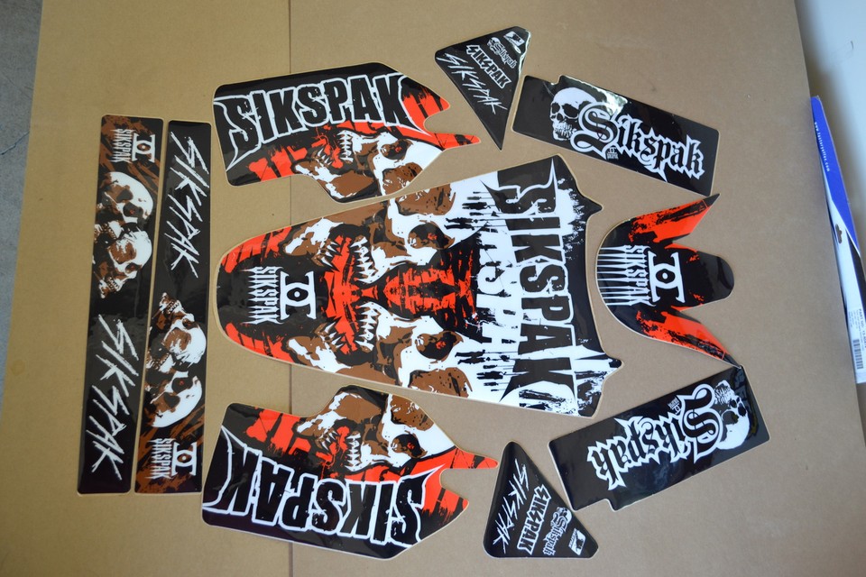N STYLE SIKSPAK TRIM GRAPHICS KAWASAKI KX250F KX450F KXF 2009 2010 2011 ...