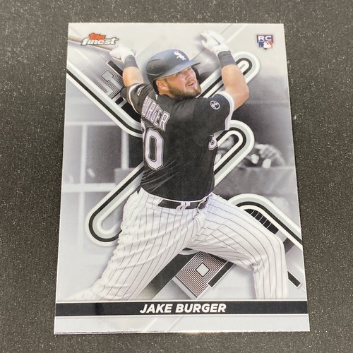 Jake Burger Rookie Card 2022 Topps Finest Baseball #7 Base Set Chicago ...